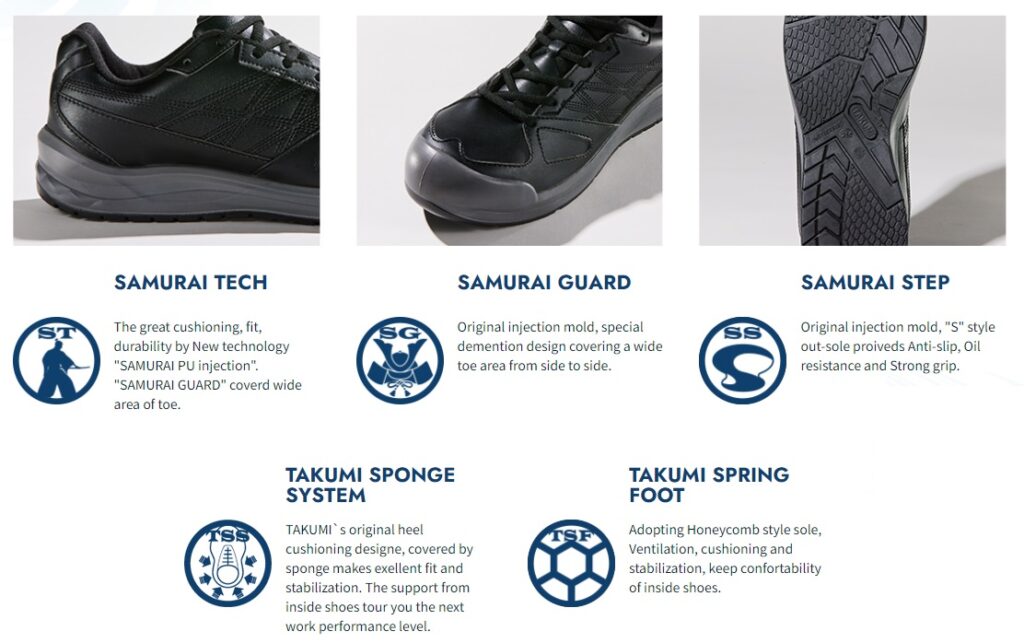 TAKUMI SAMURAI SAFETY SHOES – SEMPCO